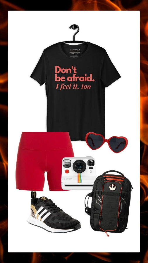 Don't Be Afraid Kylo Ren Shirt Reylo Force Awakens Cosplay Star Wars ...